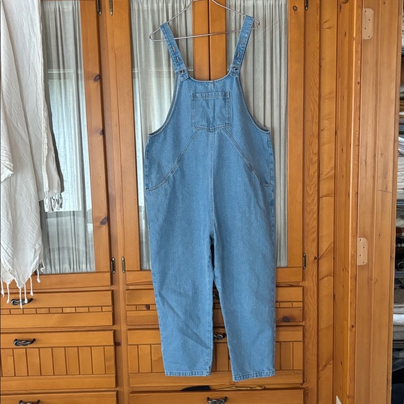 The Simple Folk | Jeans | The Simple Folk Oversized Denim Dungarees ...
